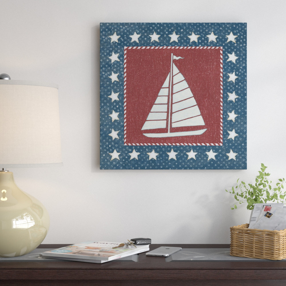 East Urban Home Coastal Americana I by David Carter Brown - Wrapped ...