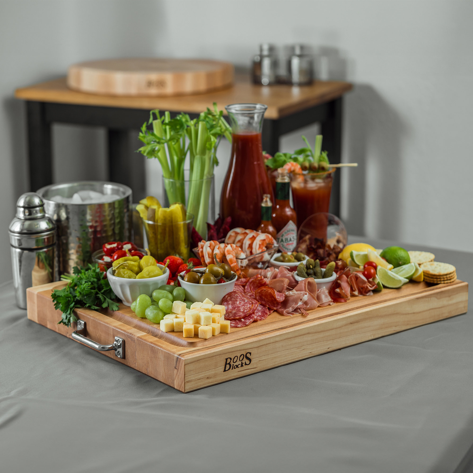 John Boos BoosBlock® John Boos Reversible Maple Cutting Board with ...