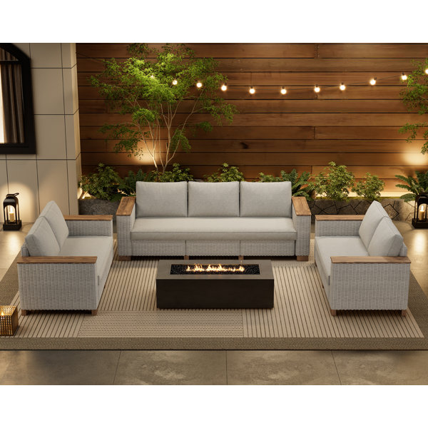 Latitude Run® Akosh 7 Piece Sofa Seating Group With Cushions | Wayfair
