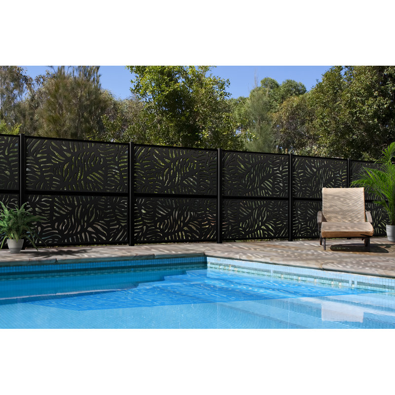 OUTDECO 96 In. In-Ground Galvanized Steel Fence Post (For Decorative ...