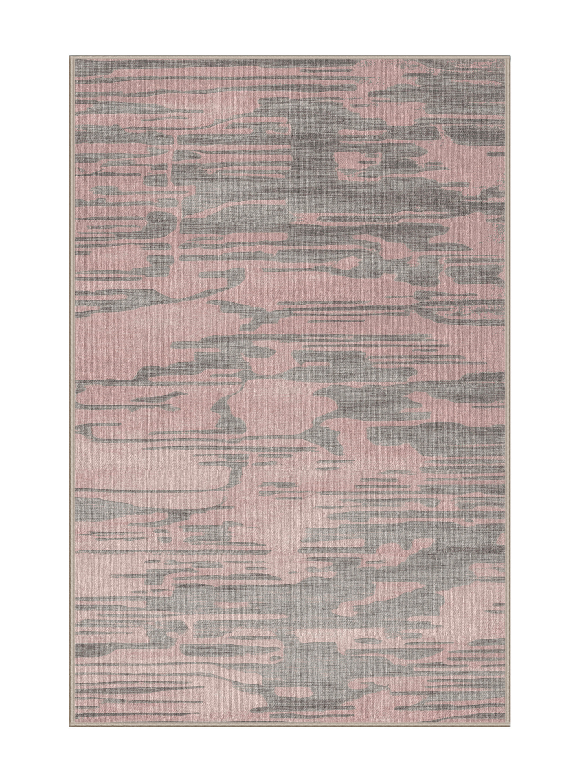 Hokku Designs Machine Washable Abstract Beige Area Rug | Wayfair