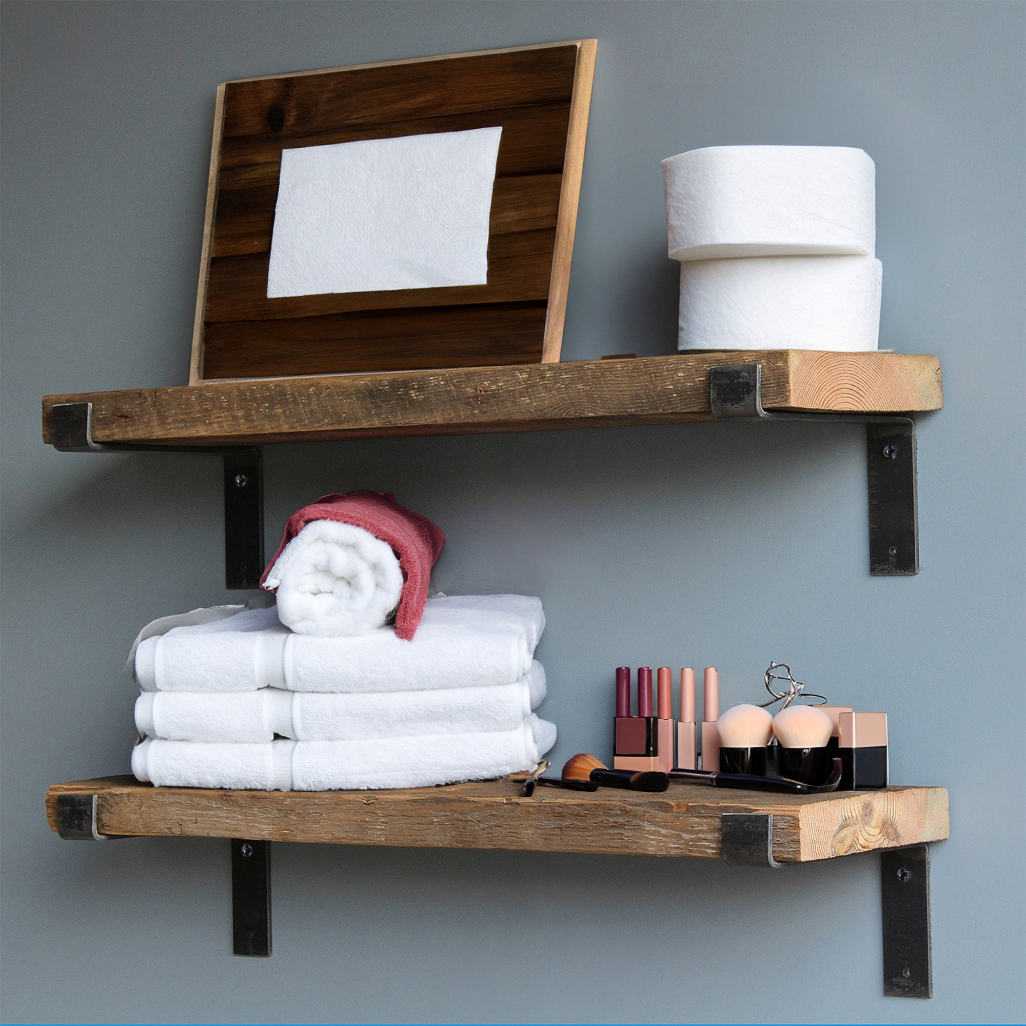 17 Stories Wilger 2 Piece Bracket Shelf | Wayfair