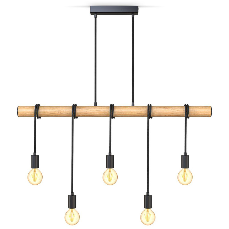 Borough Wharf Josef 5 - Light Kitchen Island Bulb Pendant & Reviews ...