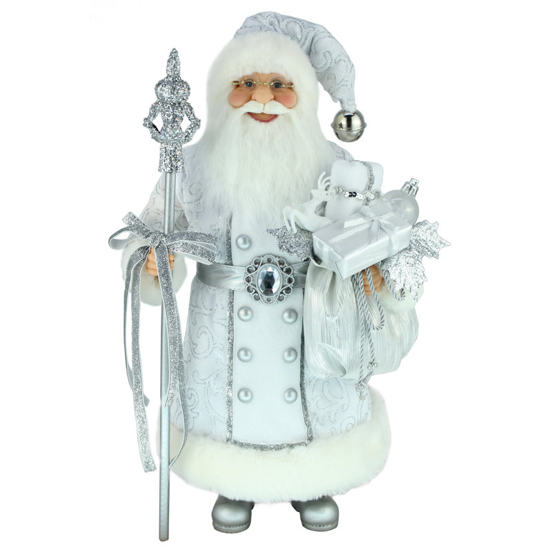 The Holiday Aisle® Sparkle Shimmer Shine Santa Claus Figurine | Wayfair