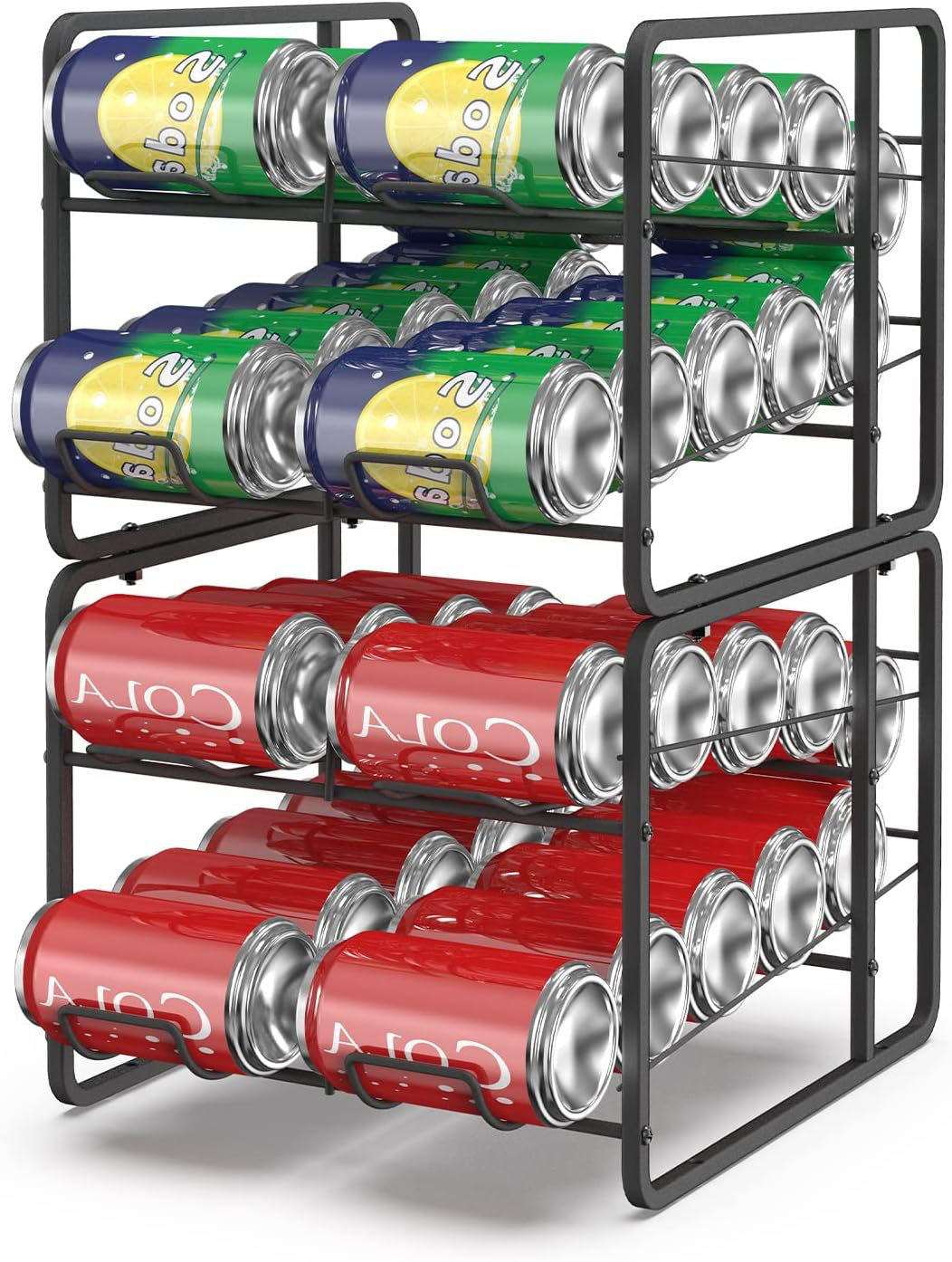 Brayden Studio Soda Can Organizer for Refrigerator Beverage Drink ...