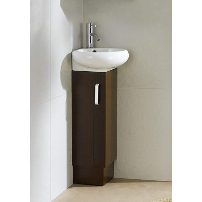 Ebern Designs Jorren Single Bathroom Vanity with Ceramic Top & Reviews ...