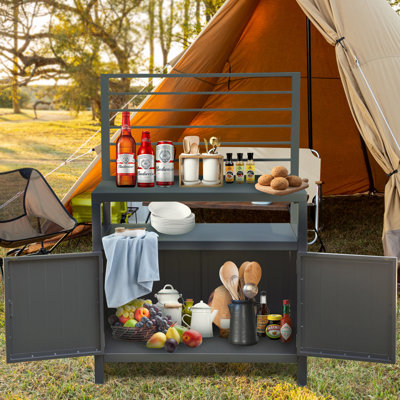 domi outdoor living Domi Louvered 37.48'' Modular Outdoor Kitchen | Wayfair