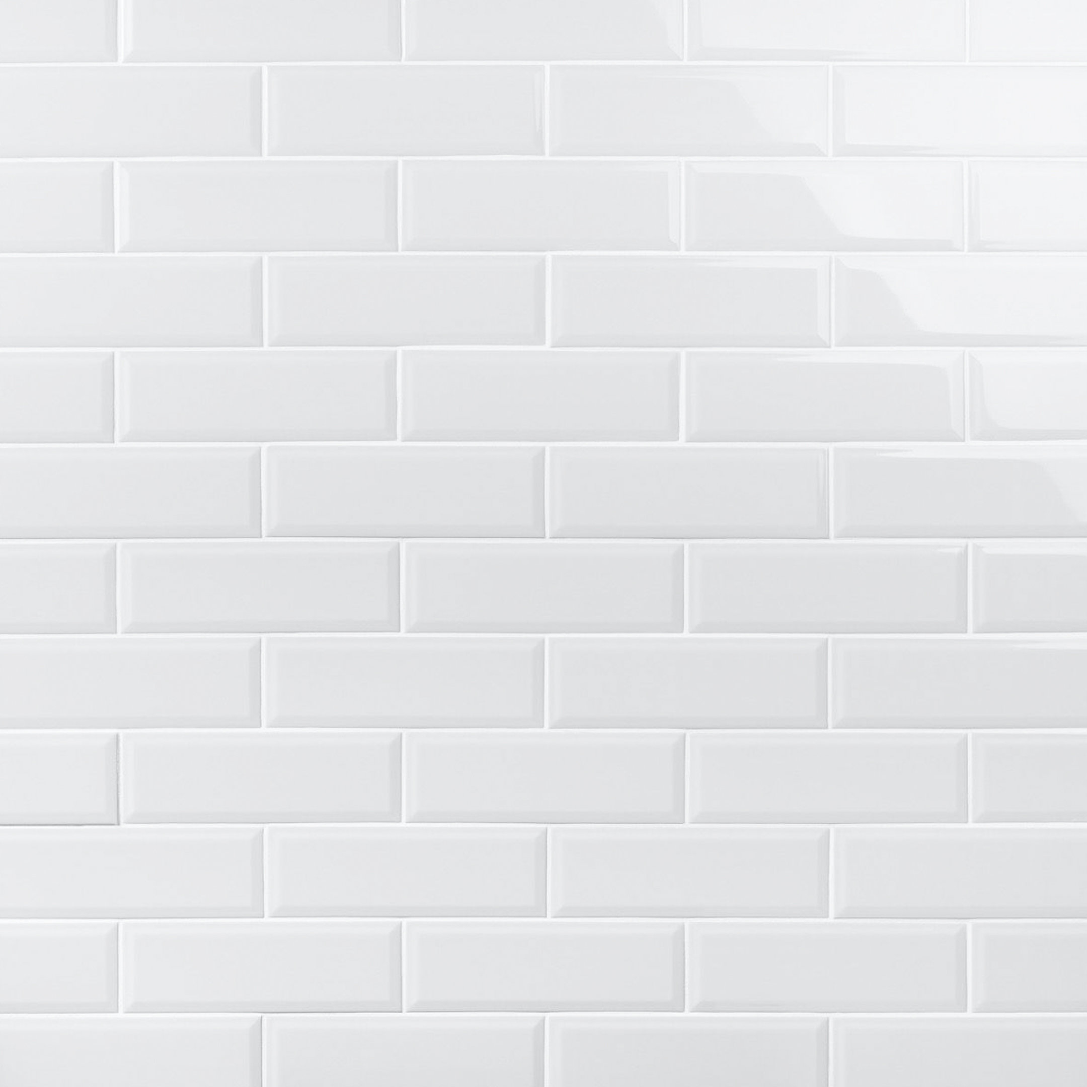 Qube Tiles Eclipse 4" x 12" Beveled Glossy Subway Wall Tile | Wayfair