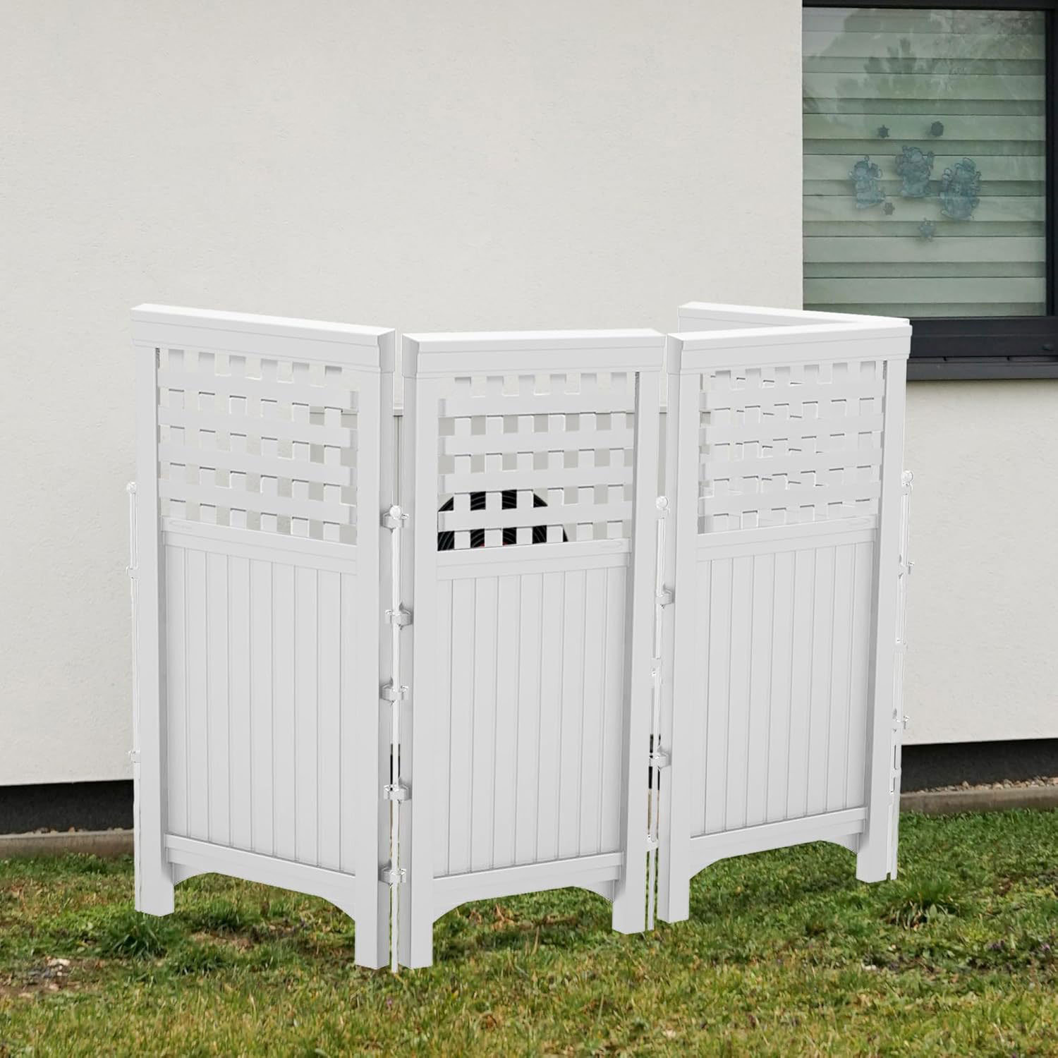 House Of Brands 23"L x 44"W Plastic Freestanding Privacy Screen | Wayfair