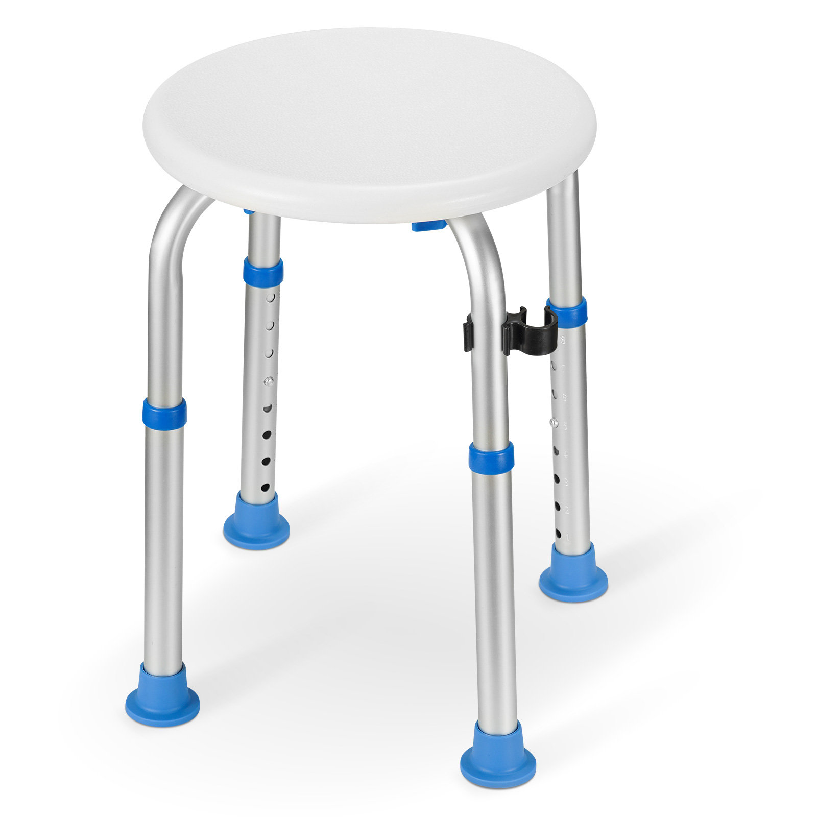 MaxKare Shower Chair Bathtub Stool Seat w/ Anti-Slip Rubber, Adjustable ...