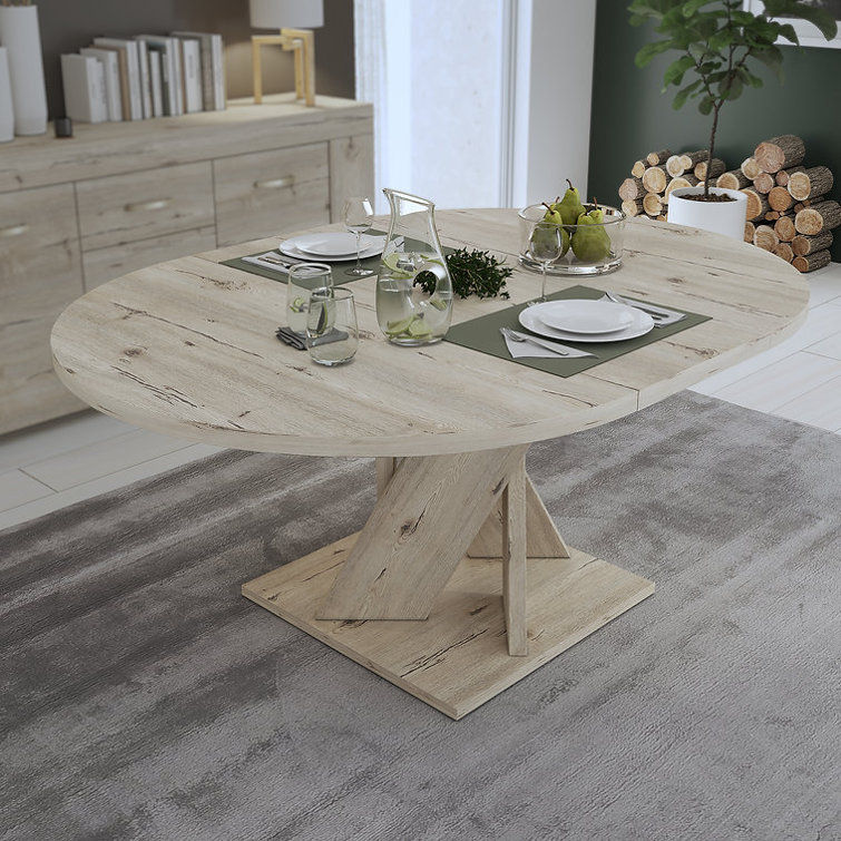 August Grove Southbridge Extendable Round Dining Table | Wayfair.co.uk