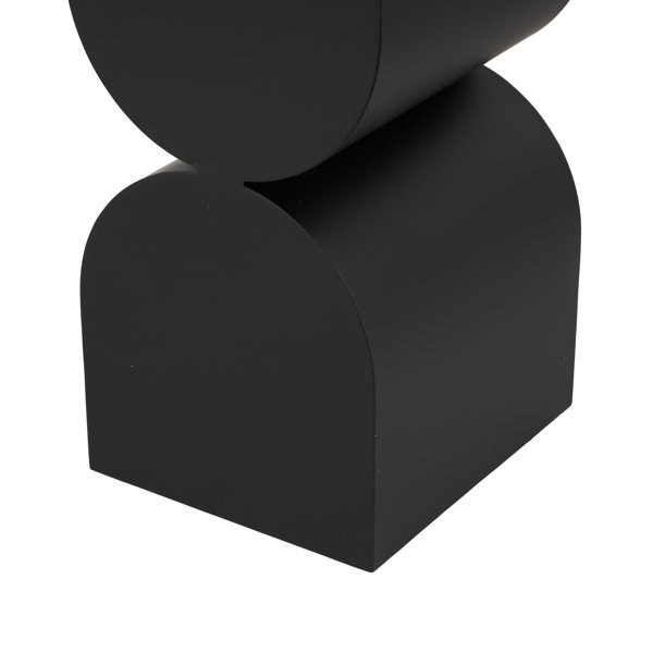 Brayden Studio® Cole And Grey Geometric Console Table With Stacked ...