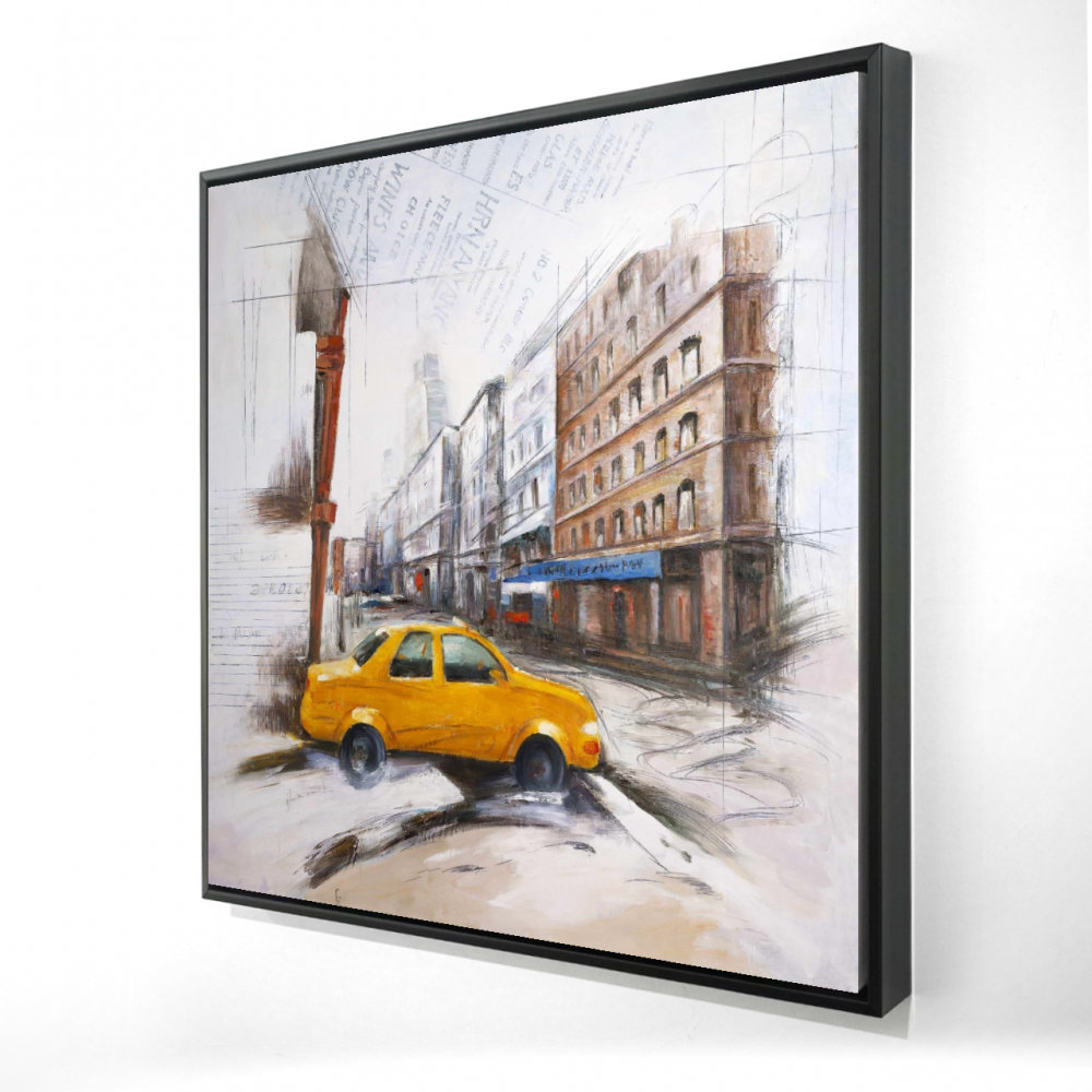 Red Barrel Studio® " Taxi In The Street Sketch " | Wayfair