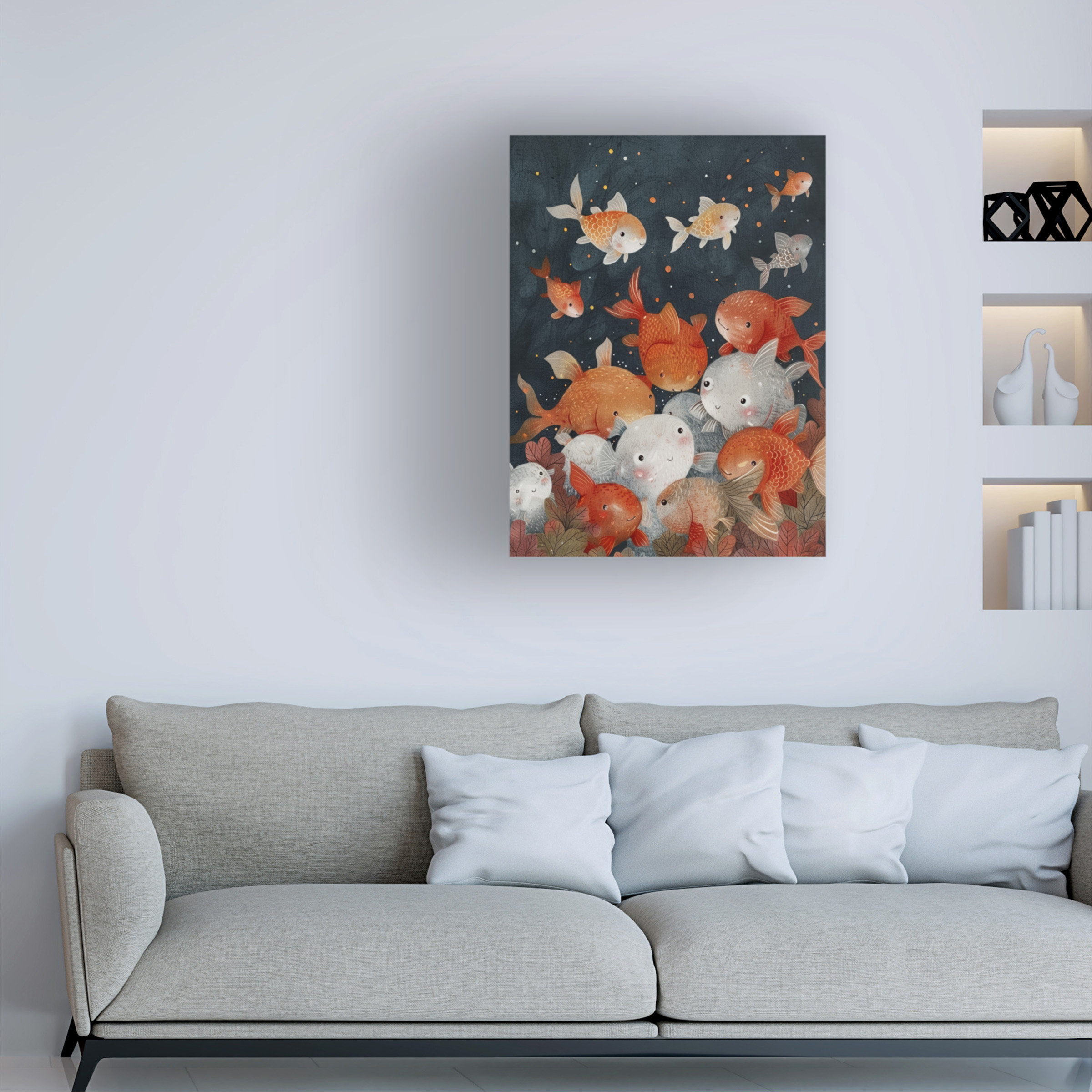 Trademark Fine Art Doron David Pile Of Goldfish Canvas Art | Wayfair