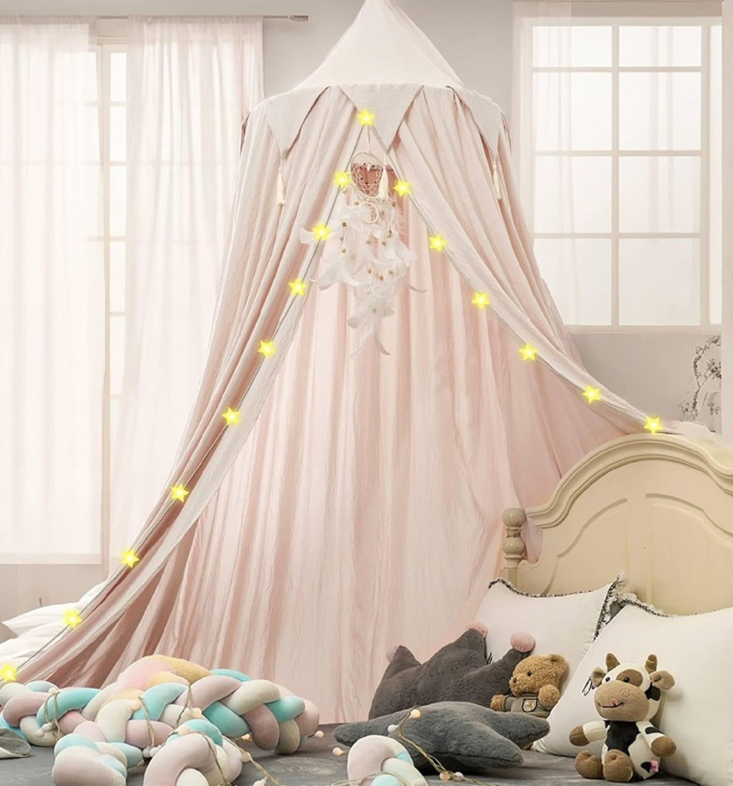 water bed outlet A Princess Bed Canopy For Girls, Dreamy Tassels ...