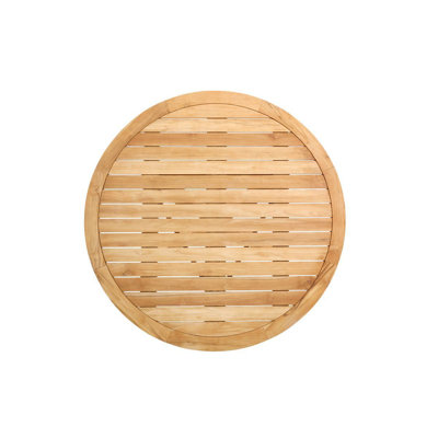 Winston All-Natural Teak Outdoor 60" Round Dining Table | Wayfair