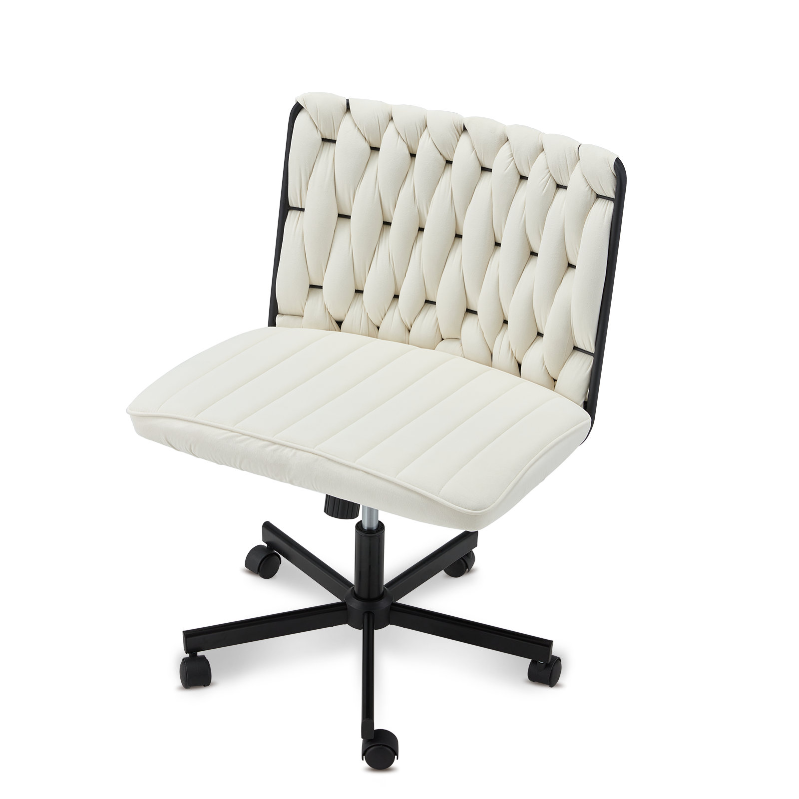 Ebern Designs Criss Cross Office Chair With Tilt Back &Adjustable ...