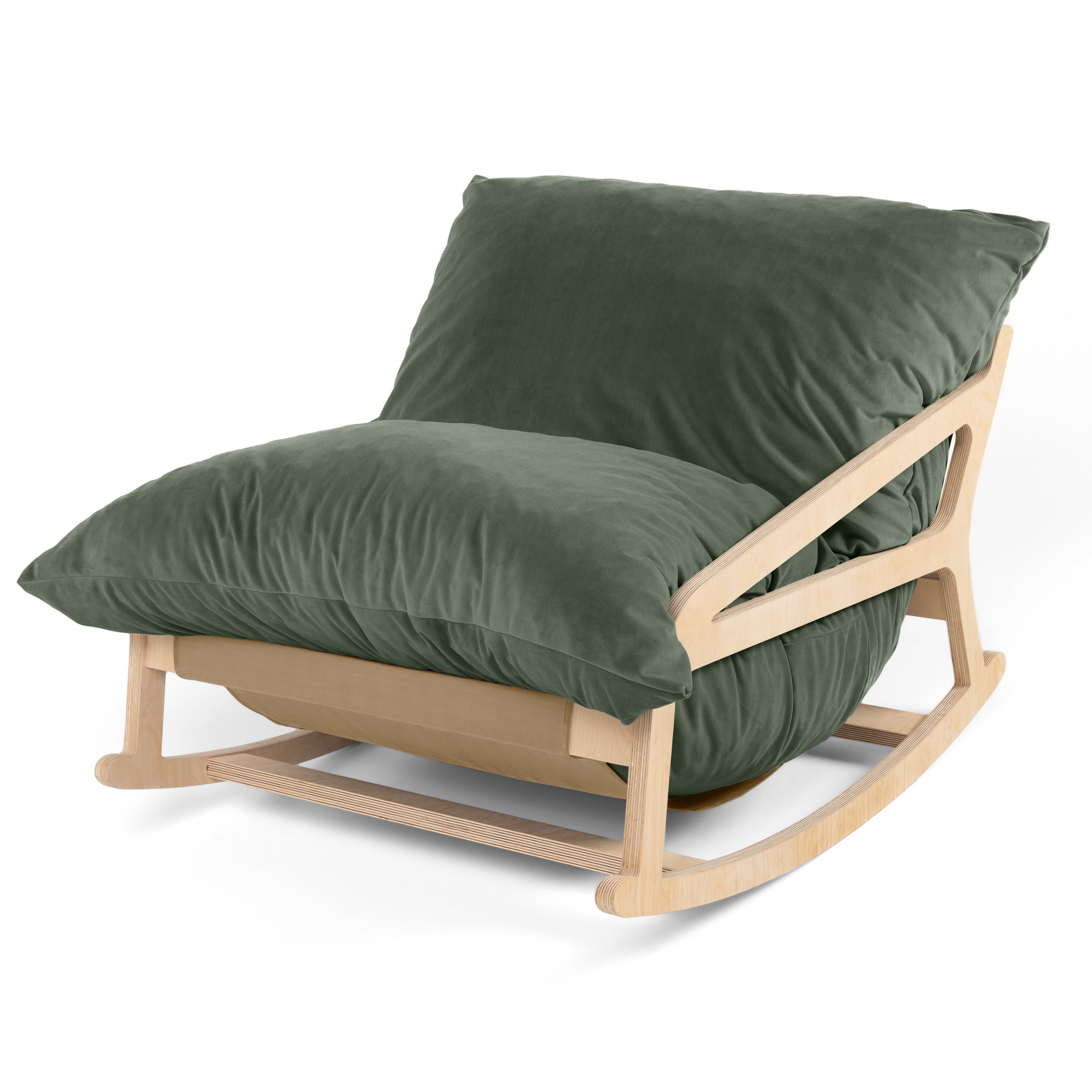 Trule Pillow Saxx Bean Bag Rocking Chair - Elegant Oversized Rocker ...