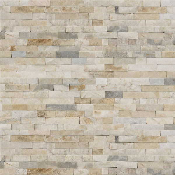 MSI 6" x 24" Stacked Natural Stone Ledger Panel Wall Tile & Reviews ...