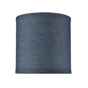 Aspen Creative Corporation 8" H Denim Fabric Drum Lamp Shade ( Spider ...