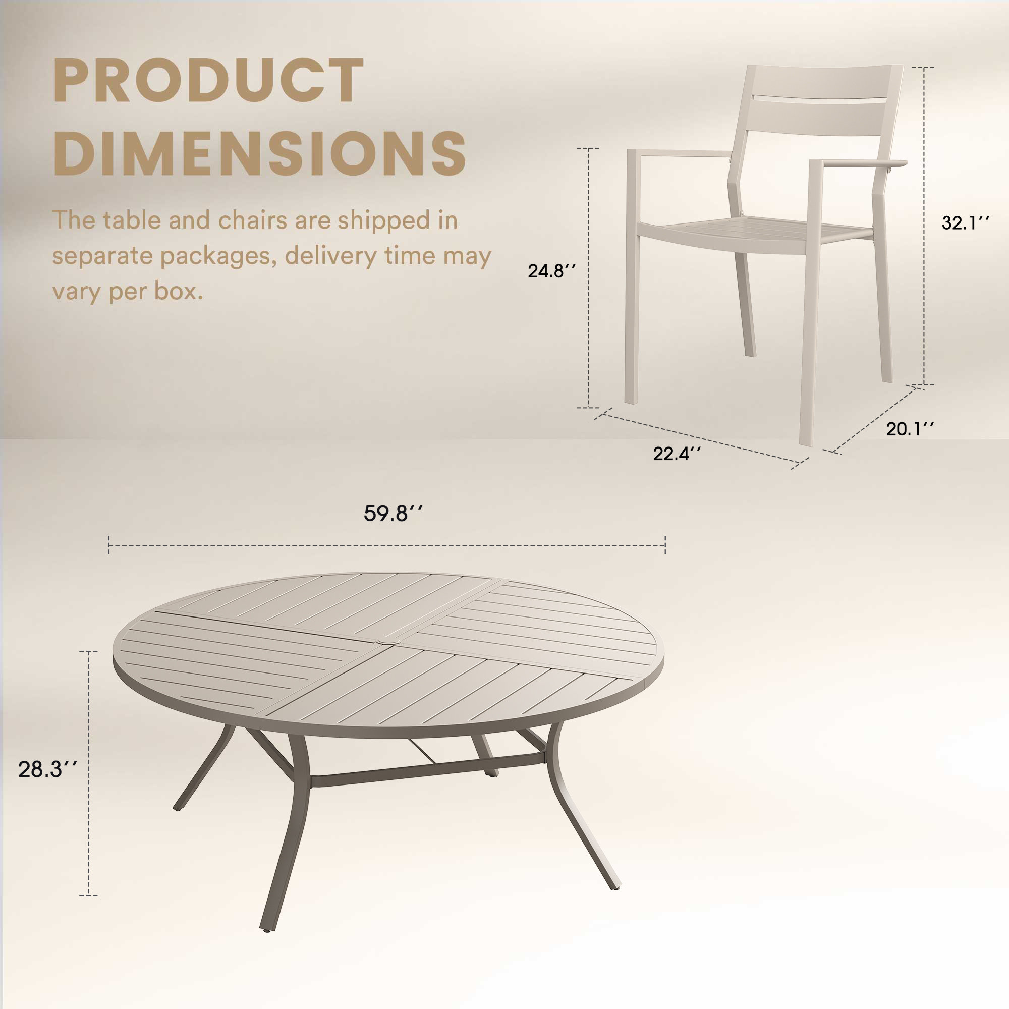 Red Barrel Studio® 8-Person Round Table Dining Set | Wayfair