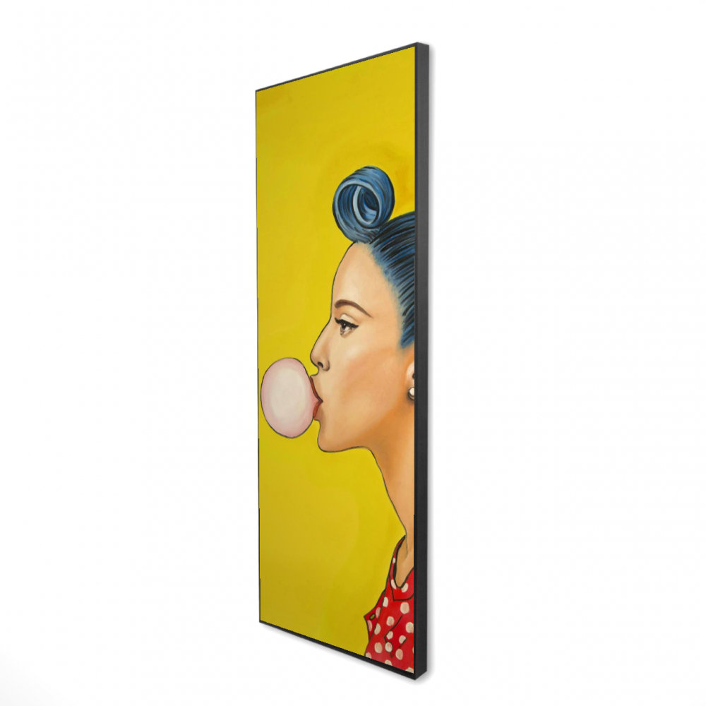 Begin Edition International Inc. Retro Woman Ponytail Canvas - Blue ...
