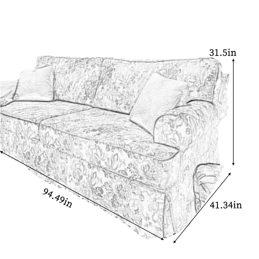 Axis Living Flower Rustic Style Fabric Sofa | Wayfair