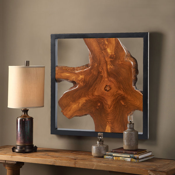 Loon Peak® Handmade Rustic Abstract Wall Decor on Solid Wood | Wayfair