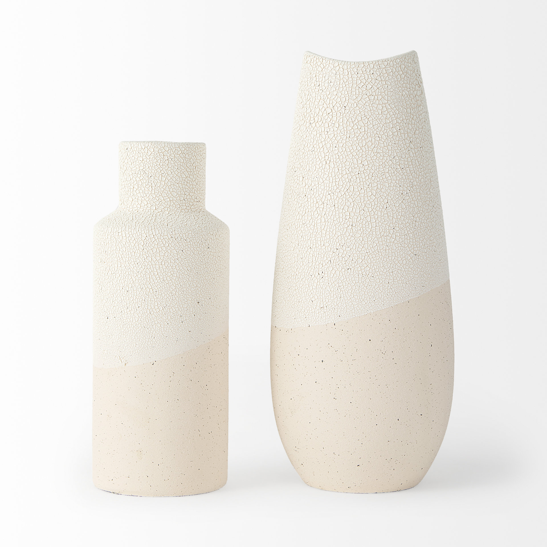 Joss & Main Jennifer Cream Ceramic Table Vase - Wayfair Canada