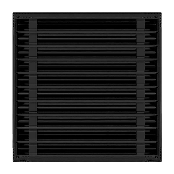 Texas Buildmart BUILDMART - 20x20 Black Modern AC Vent Cover - Standard ...