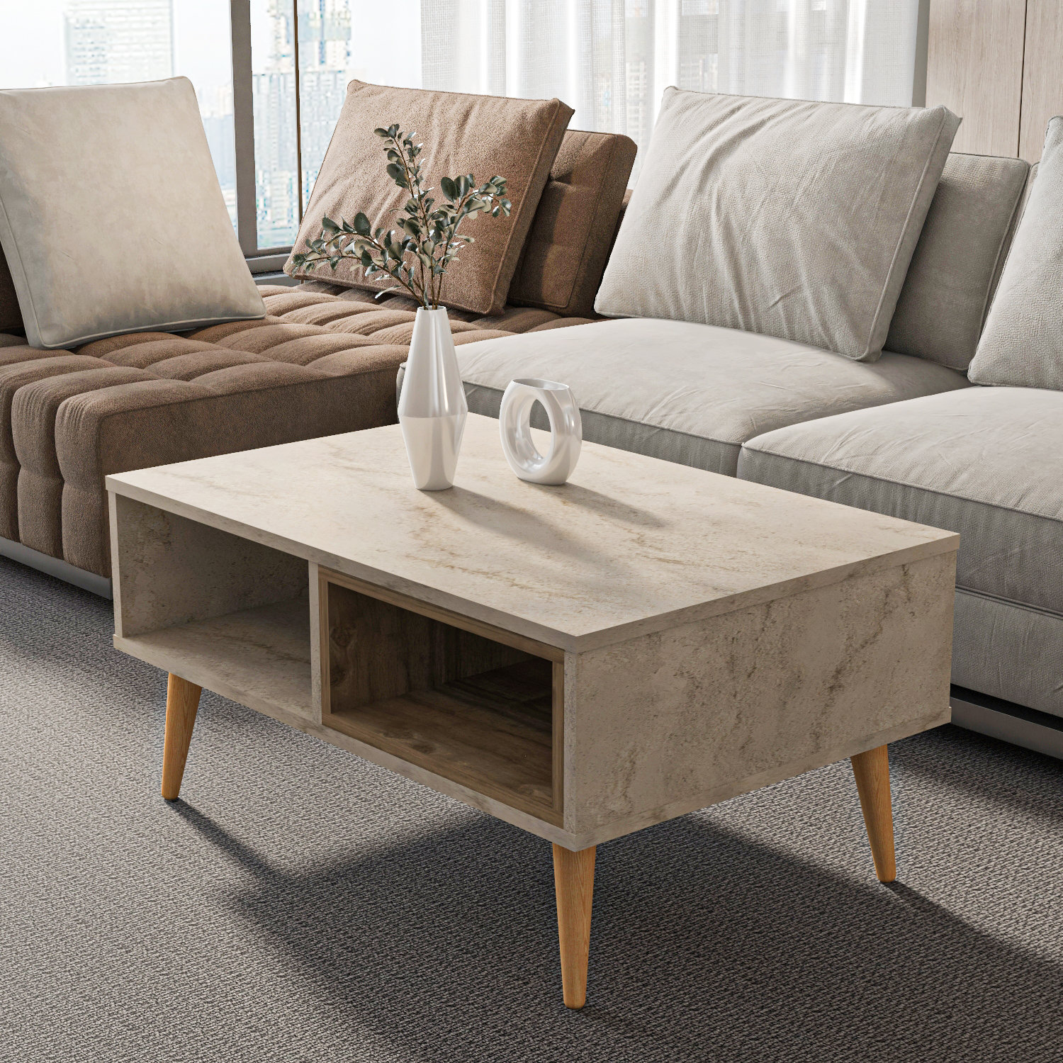 Fjørde & Co Oberon Coffee Table with Storage | Wayfair.ie