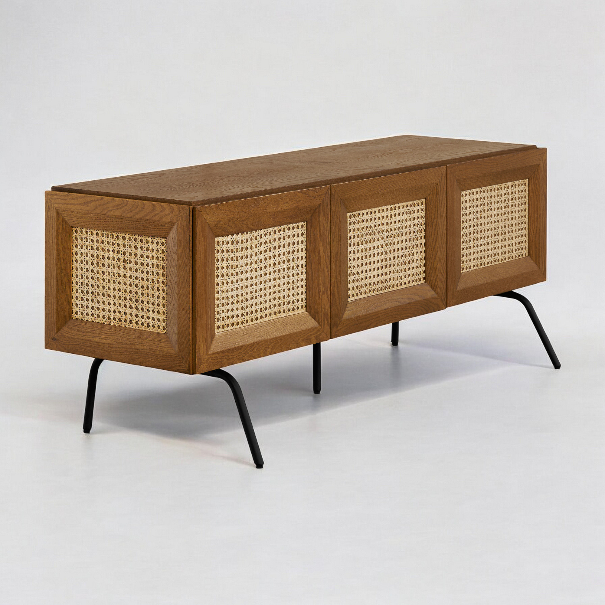 NTC Mossic TV Media Cabinet with 3 or 4 Doors for TVs, Entertainment ...