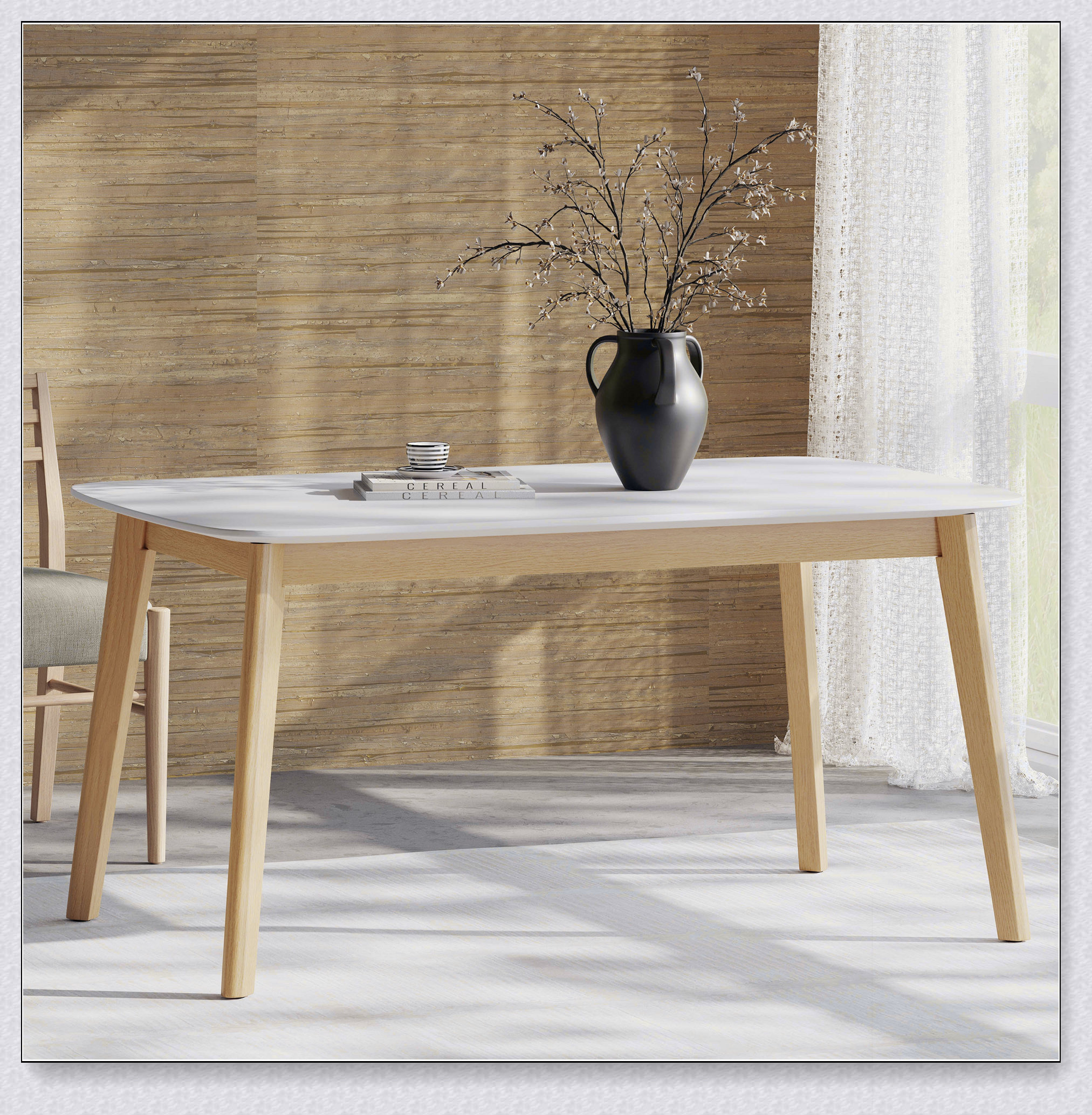 Wrought Studio™ 1 Piece Rectangular Dining Table without Chair | Wayfair