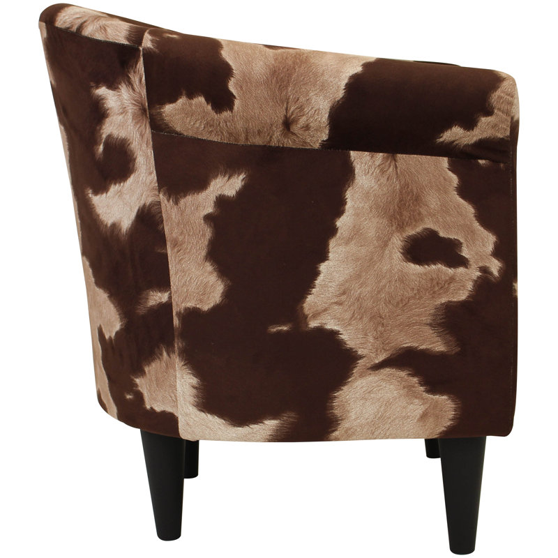 Union Rustic Notasulga 30.5" Wide Polyester Barrel Chair & Reviews ...