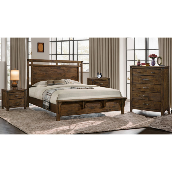 Millwood Pines Wifrith Standard 4 Piece Bedroom Set | Wayfair