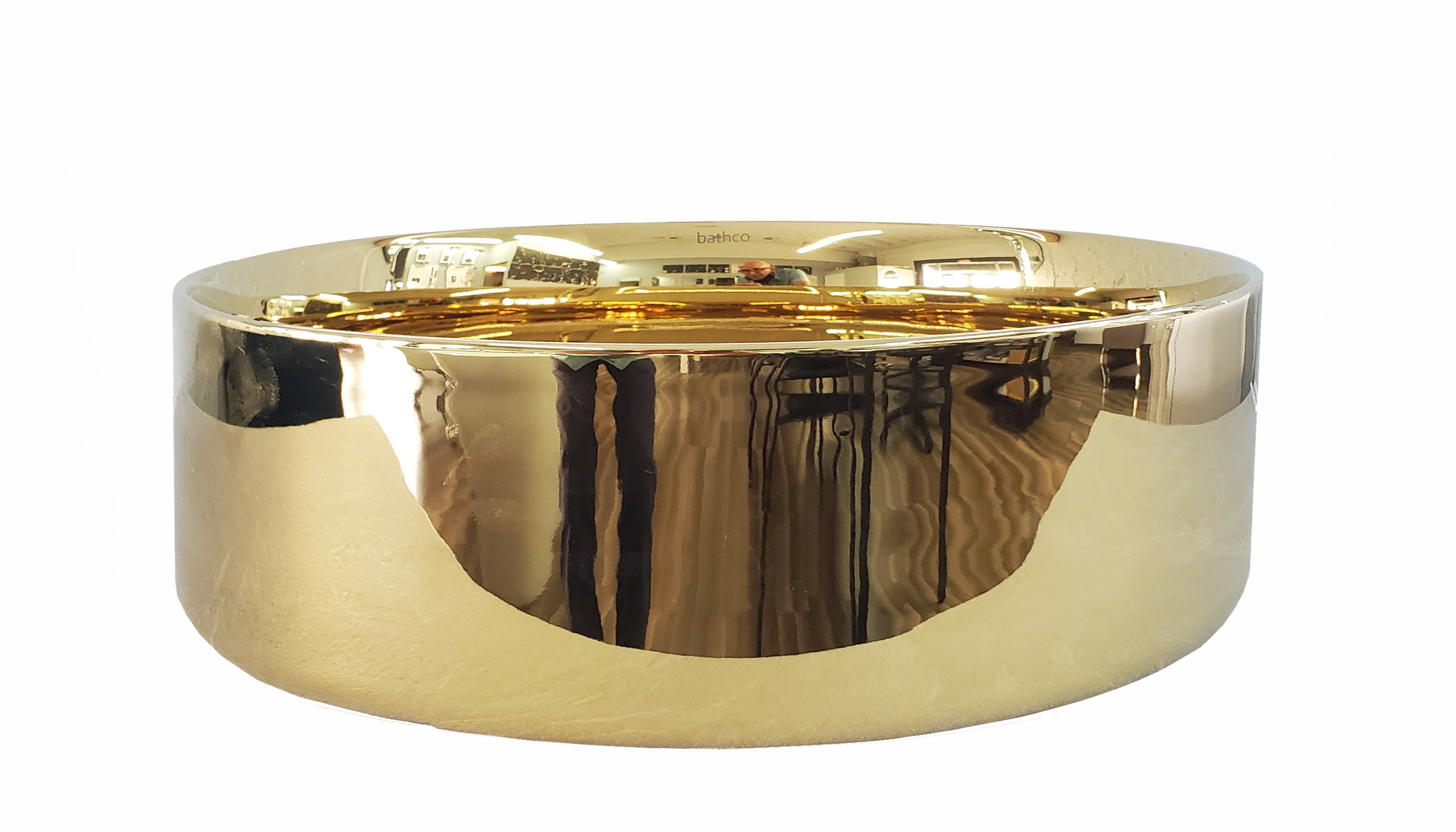 Secret Bath Dinan Round Polished Silver Bathroom Vessel Sink. | Wayfair