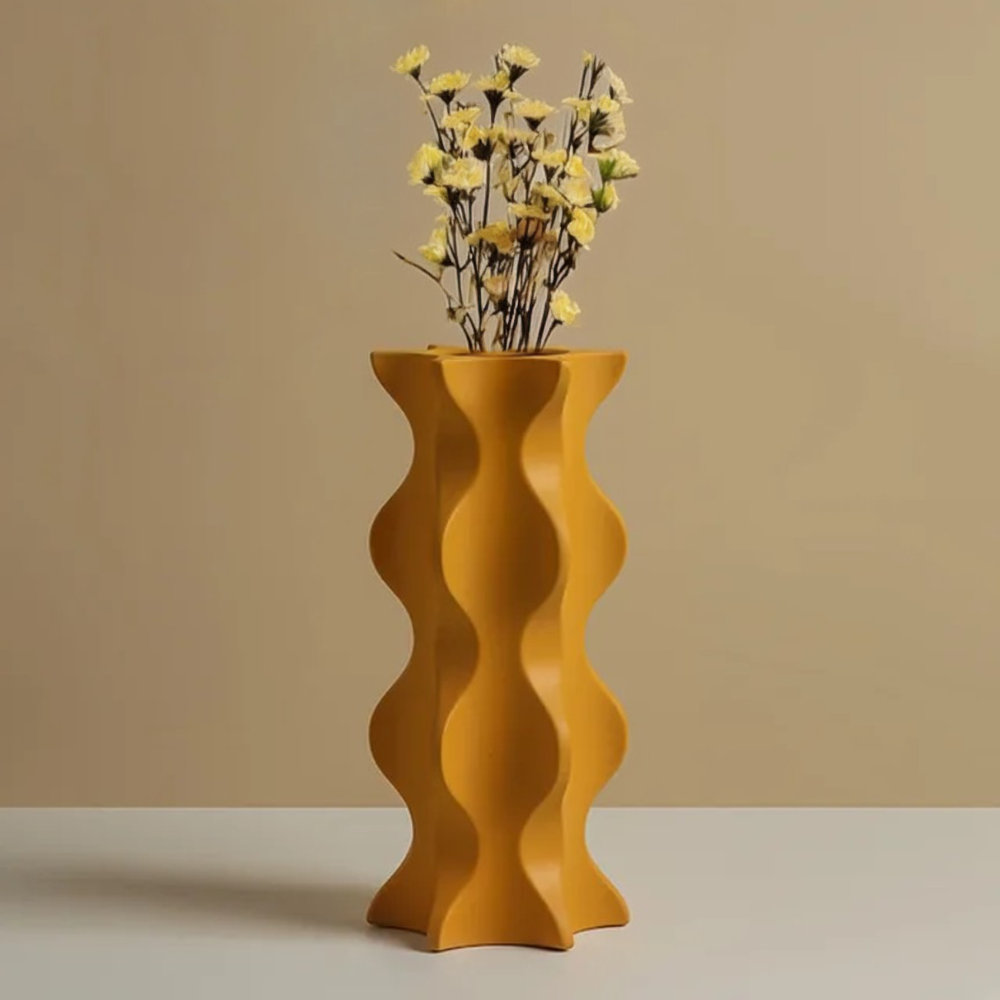 Wrought Studio™ Kadmiel Ceramic Table Vase | Wayfair