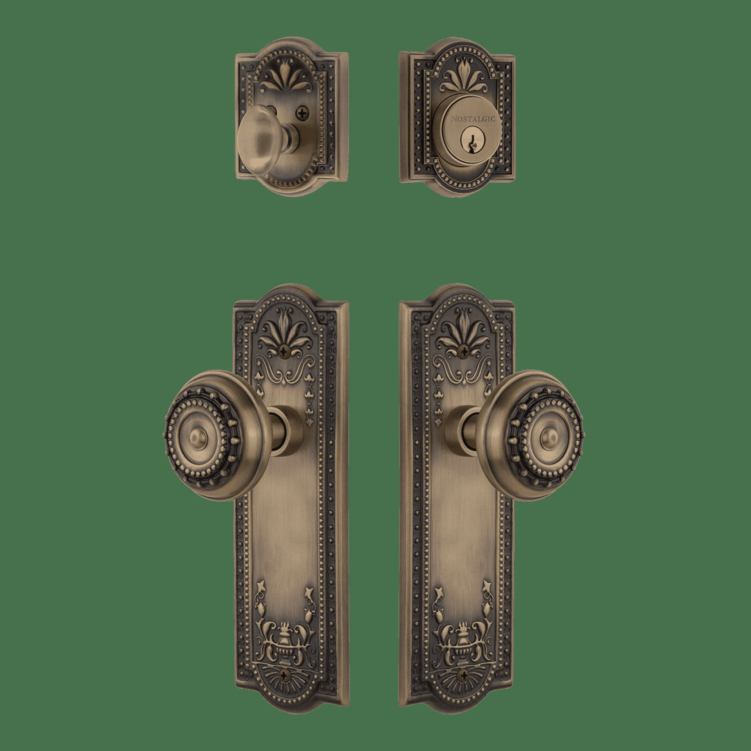 Nostalgic Warehouse Meadows Entry Set with Meadows Knob & Reviews ...
