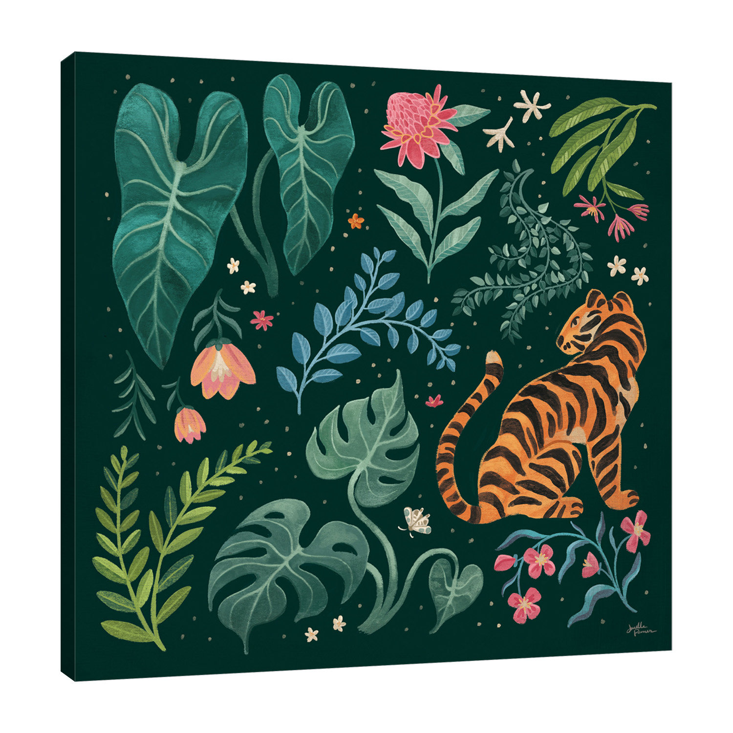 Jaxson Rea Jungle Love V by Janelle Penner - Wrapped Canvas Painting ...