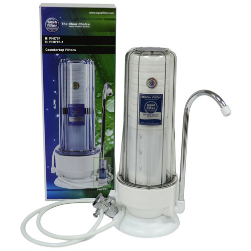 Aquafilter 2 Stage Kitchen Countertop Water Filter Single Filtration ...