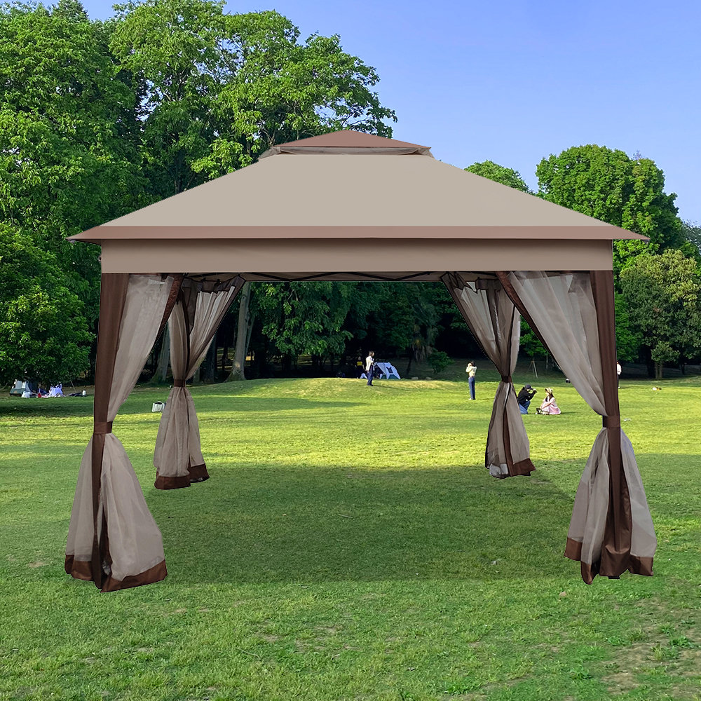 Vandia 11x11 Ft Outdoor Canopies, Outdoor Pop-up Gazebo Canopy With ...