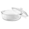 Libbey Baker's Basics 2-Piece Glass Casserole Baking Dish Set With 1 ...