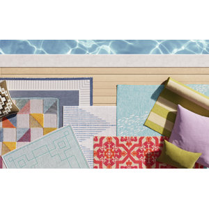 Sol 72 Outdoor™ Laub Synthetic Oriental Indoor/Outdoor Rug & Reviews ...