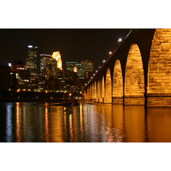 17 Stories Lory Stone Arch Bridge by PeteHoffmanMN - Wrapped Canvas ...