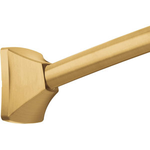 Suploo 72-Inch Adjustable Permanent Mount Curved Shower Curtain Rod ...