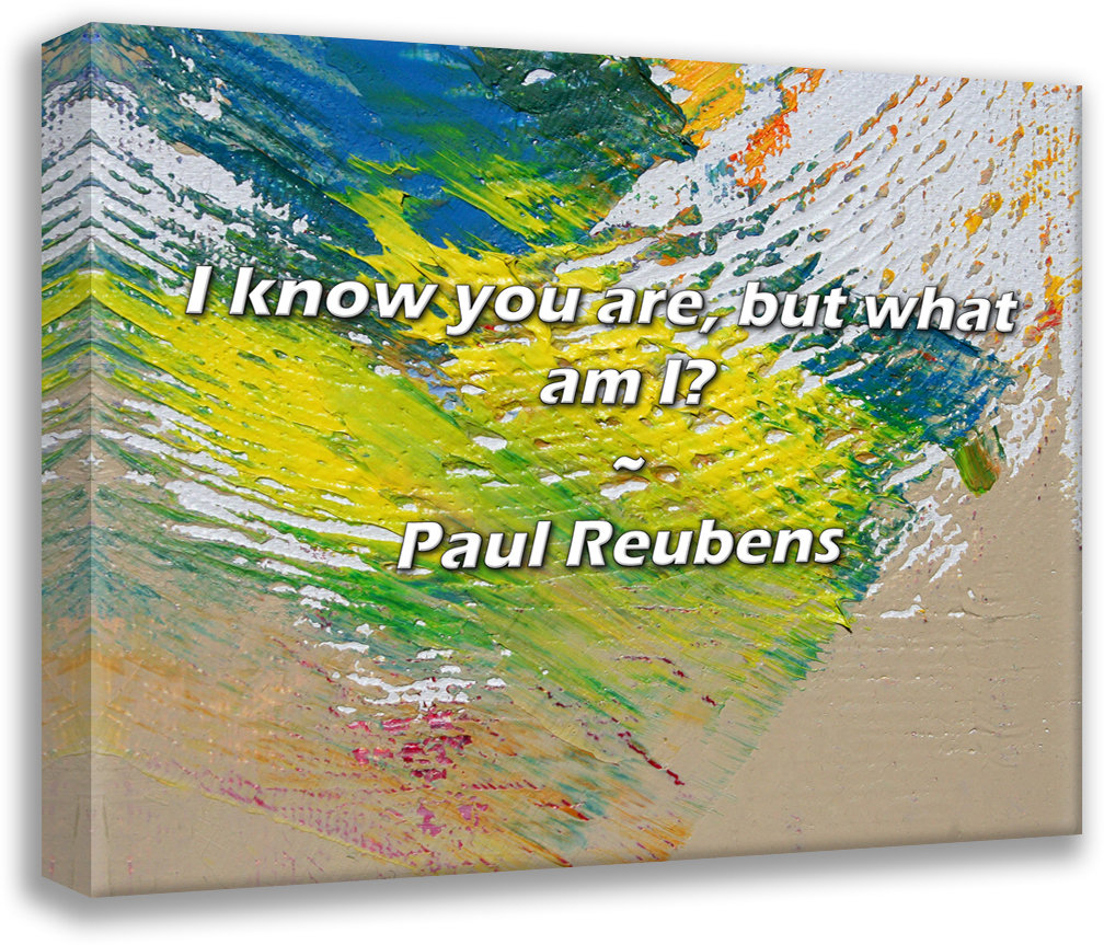Trinx Paul Reubens Quote: I know you are, but what am I? | Wayfair