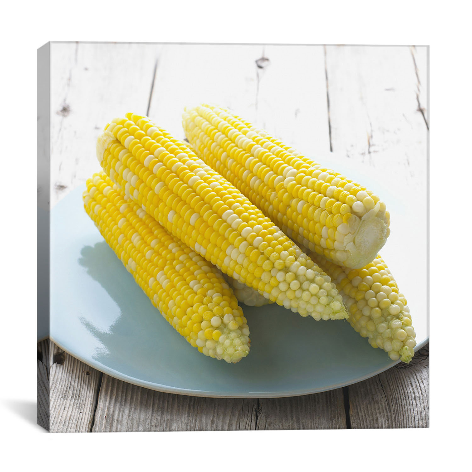 Ebern Designs Food and Cuisine Cooked Corn on a Plate Photographic ...