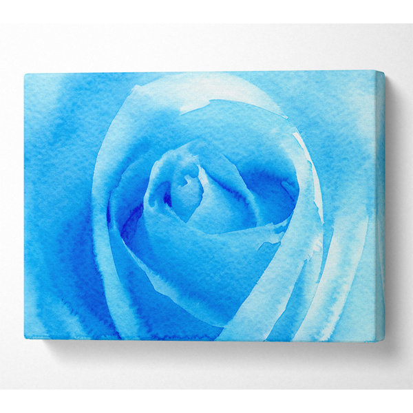 Latitude Run Baby Blue Rose - Wrapped Canvas Art Prints | Wayfair.co.uk