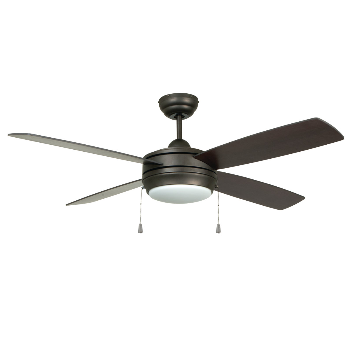 Craftmade 52" Laval 4 - Blade LED Standard Ceiling Fan with Pull Chain ...