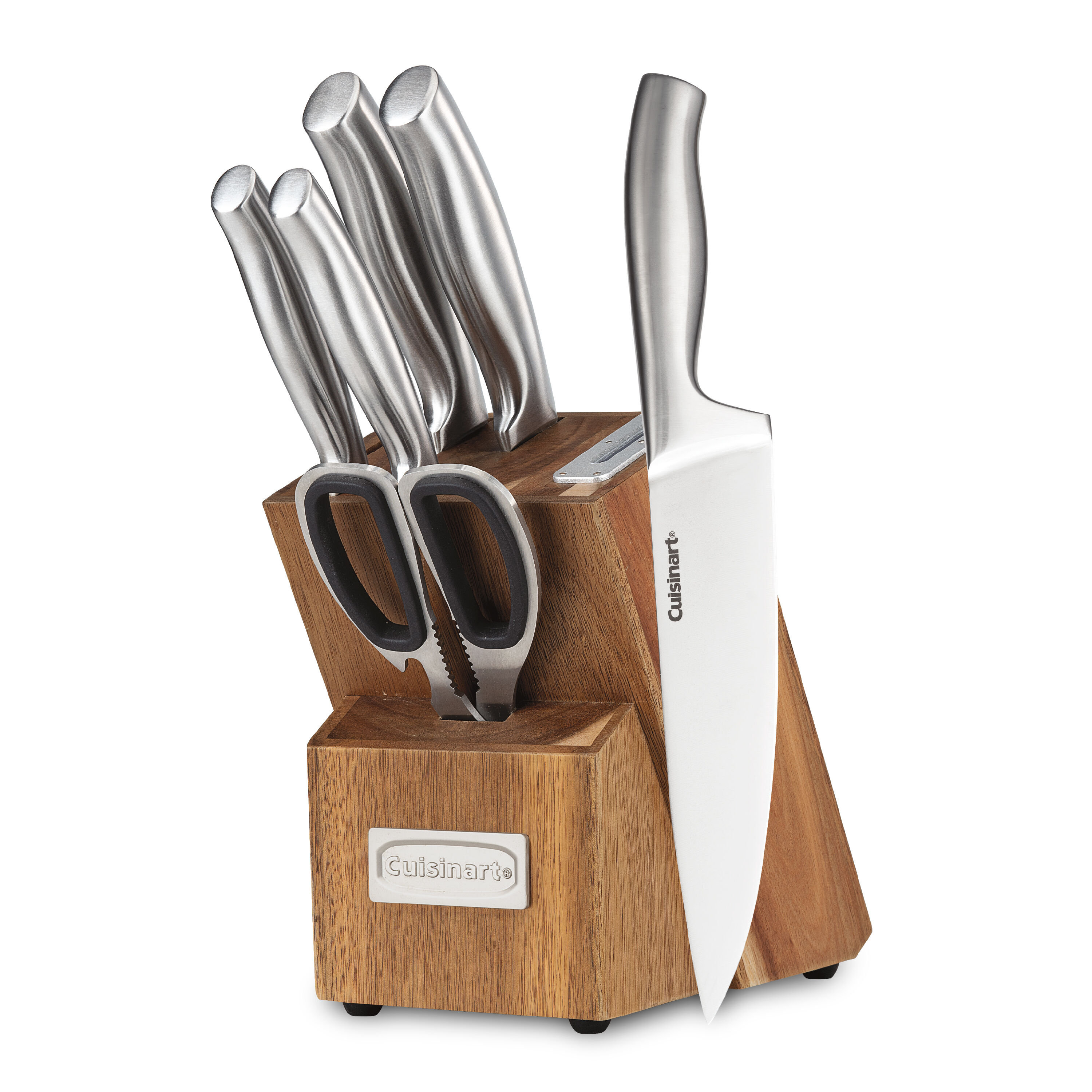 Cuisinart 7pc Stainless Steel Essentials Block Set with Built in ...